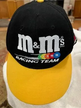 M&M'S | Accessories | Mms Black Crown Yellow Bill Racing Team Cap Ken ...